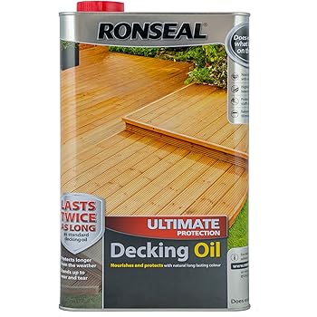 Ronseal DPN5L Decking Protector Natural 5 Litre: Amazon.co.uk: DIY & Tools