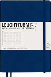 LEUCHTTURM1917 (342925) Notebook Medium (A5), Hardcover, 251 Numbered ...