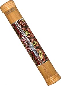 Bamboo Rainstick with Aboriginal Design (30cm) : Amazon.co.uk