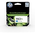 HP 3JA27AE 963XL High Yield Original Ink Cartridge, Cyan, Single Pack ...