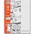 Roaring Spring Whitelines Premium 5x5 Graph Ruled Spiral Notebook ...