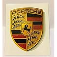 ORIGINAL Porsche Emblem Wappen Logo Aufkleber Klebeschild 6,5x5cm ...