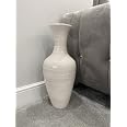 Marissa's Gifts White bamboo vase 60cm tall floor vase : Amazon.co.uk ...