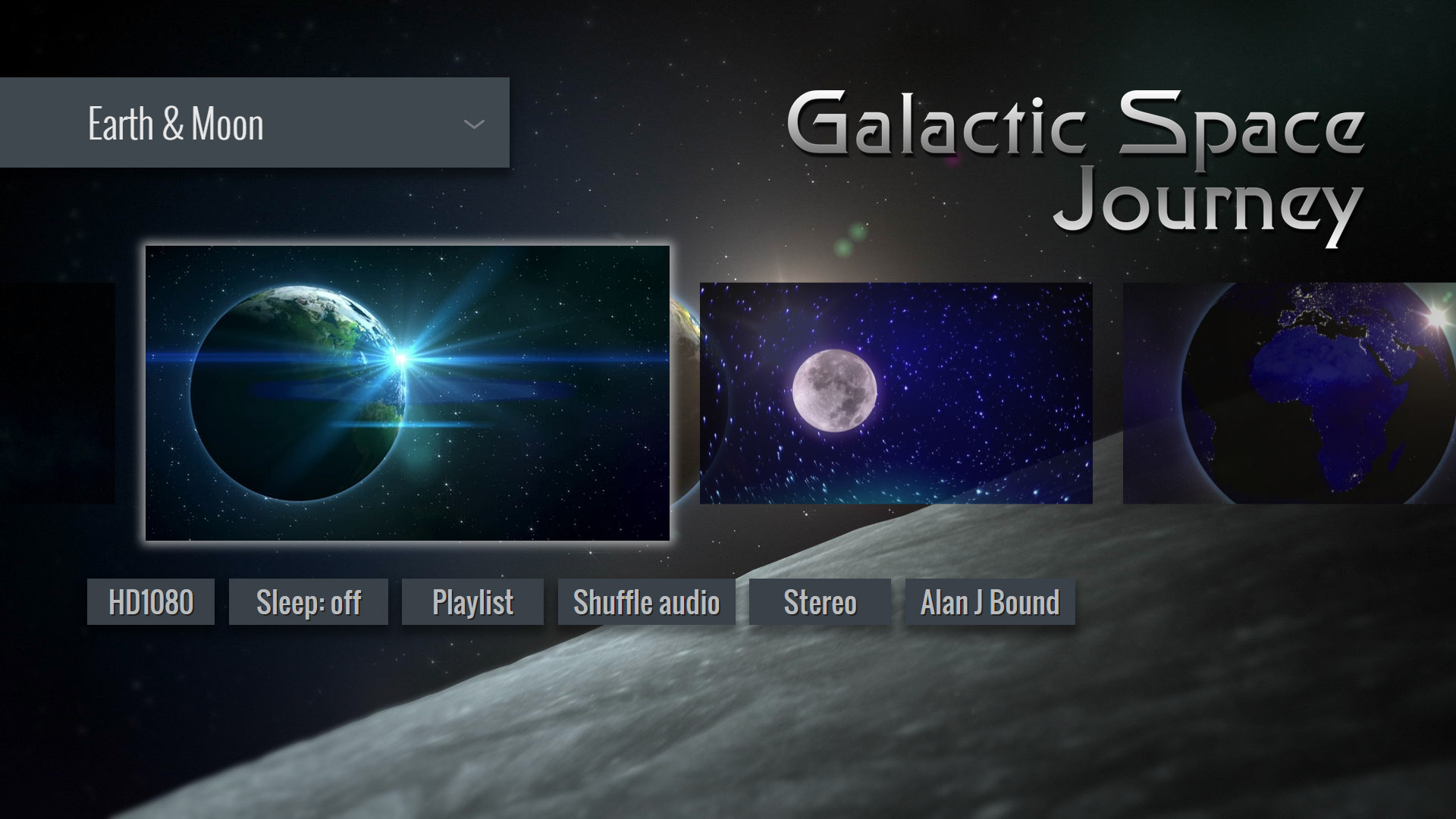 Galactic Space Journey HD - Voyage galactique à travers l'espace HD ...