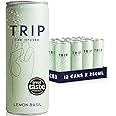 TRIP CBD Drink, Sparkling Peach Ginger Fizzy Drink, Low Calorie, Vegan ...