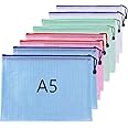 A5 Plastic Wallets File Folder Zip Lock Bags Document Wallet File ...