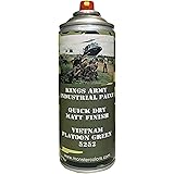 Kings Army Camouflage Green Military Matt Spray Paint Ral 6013 400ml ...