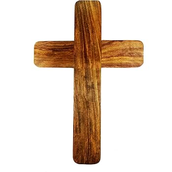 Wooden Cross. Plain wood cross. Holy Land wood cross.Olive Wood Cross ...