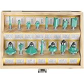 Trend 12 Piece Router Cutter Starter Set, 1/4 Inch Shank, Tungsten ...