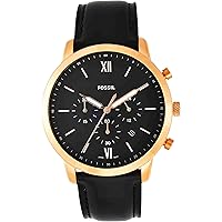 Fossil Analog Black Dial Men's Leather Watch-FS5381 : Fossil: Amazon.in ...