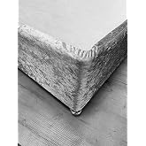 Crushed Velvet Elasticated Bed Valance/Divan Base Cover 12 Colours ...