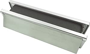 Firestop 10" Defender Fire Rated Letterbox, Stainless Steel c/w Silver ...
