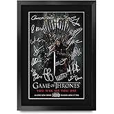 Game Of Thrones Full Cast Signed Autograph Signature A4 Poster Photo ...