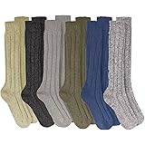 Sock Stack 6 Pairs Of Ladies Chunky Wool Socks Womens Thick Heavy Duty Work Boot Sock UK Size 4 ...