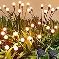 BrizLabs Lampade Solari da Esterno, 2 Pezzi 16 LED Lucciole da Giardino Firefly Pathway Lights ...