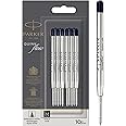 Parker Ballpoint Pen Refills | Medium Point | Black QUINKflow Ink | 10 Count : Amazon.co.uk ...