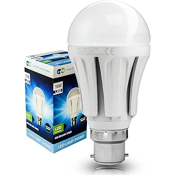 Long Life Lamp Company B22 Bayonet Cap 10 W LED Light Bulb A60 GLS ...