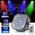 Buy Gesto Copper RGB Stage Par DJ Light with Remote Control,UV 6in1 ...