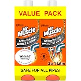Mr Muscle Drain Unblocker, Sink & Drain Cleaner, Fast Acting Heavy Duty ...