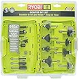 Ryobi A25R151 15 Piece 1/4 Inch Shank Carbide Edge Router Bit Set for ...