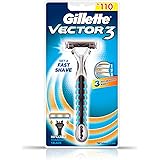Buy Gillette Vector Plus Manual Shaving Razor Blades (Cartridge) - 6s ...