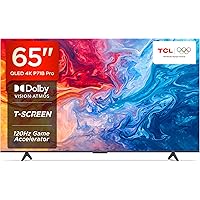 TCL 164 cm (65 inches) Metallic Bezel-Less Series 4K Ultra HD Smart LED Google TV 65V6B (Black ...