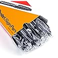 Pentel® Sign Pens®, Fine Point, 2.0 mm, Black Barrel, Black Ink, Pack ...