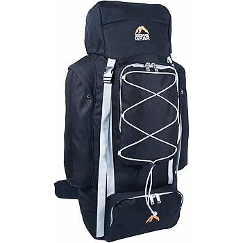 Andes Black Ramada 120L Extra Large Hiking Camping Backpack/Rucksack ...