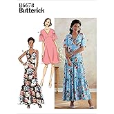 Butterick Pattern B6678 Misses'/Misses' Petite Dress, White : Amazon.co ...