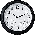 Youshiko Outdoor Clock Vintage Waterproof Garden Clocks with ...