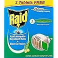 Raid Electric Mosquito Repellent with Tablets and Eucalyptus Scent, 3 ...