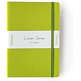 COMMA Abaca – A5 Size – Hard Bound Notebook with Elastic Band Closure ...