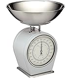 Hanson Traditional Metal Upright Scale with Stainless Steel Bowl, 5KG ...