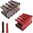 Mixed Pack Red & Brown Masonry Wall Plugs Anchors for Stone, Brick ...