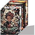 AROA Set of 12 Demon Slayer Model : 019 Wall Stickers Wall Decor Poster ...