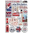 A4 Sticker Sheet London Landmarks Vinyl Stickers - England City UK Big ...