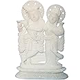 Buy StonKraft White Marble Radha Krishna Radhe Krishan Murti Idol ...