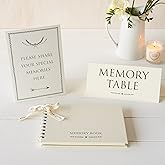 ANGEL & DOVE Luxury A4 Ivory Memory Book & 2 Signs Set - Ideal for ...