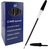 Black Biro Pens Pack of 100 : Amazon.co.uk: Stationery & Office Supplies