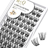 B&Qaugen Cluster Lashes D Curl 8-16 Mixed 72 Clusters B&Q Lash Clusters Individual Cluster ...