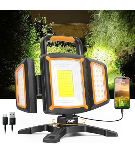 Husky 84 Watt Portable Tripod Fluorescent Work Light