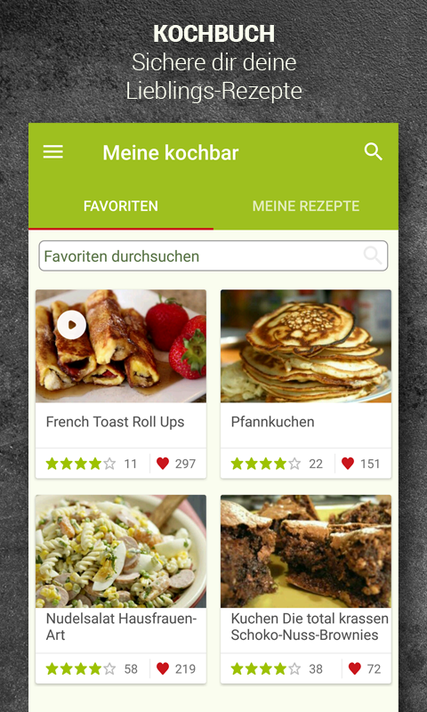 kochbar: Rezepte zum Kochen und Backen für jeden Tag: Amazon.de: Apps ...