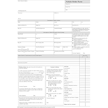 Legally Compliant - Hire / Courtesy Car / Loan Vehicle Agreement Pad ...