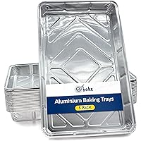 Aluminium Foil Trays Containers for Baking Cooking Freezing and Storing ...