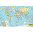 World Map Educational Wall Chart