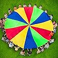 Play Parachute, 3m Rainbow Play Parachut Outdoor Teamwork Game ...