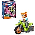LEGO 60356 City Stuntz Bear Stunt Bike, Flywheel-Powered Motorbike Toy ...