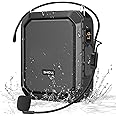 SHIDU M800-BK Bluetooth Voice Amplifier, Personal Voice Amplifier 18W ...