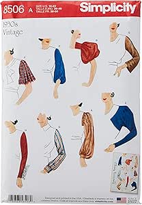 Simplicity Pattern 8506 A (10-12-14-16-18-20-22) Misses' Vintage Set of ...