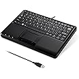 perixx PERIBOARD-510H Plus, Wired Super Mini USB Touchpad Keyboard, X ...
